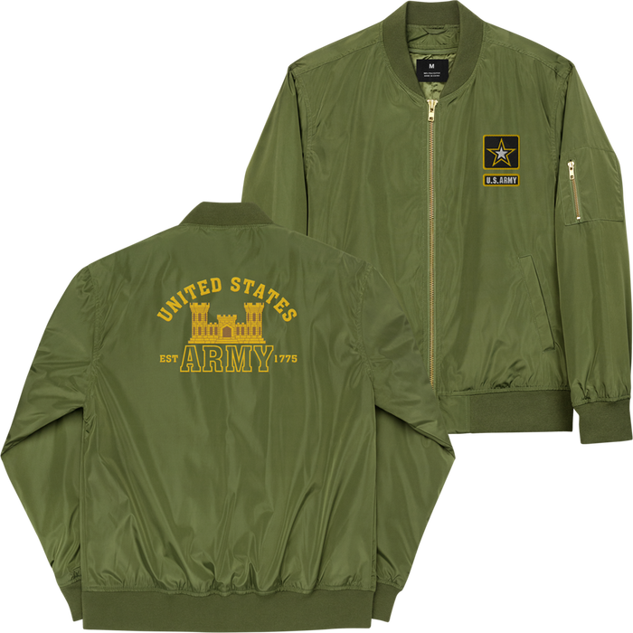 US Army EST. 1775, Custom US Army Ranks, Insignia On Back, Embroidered