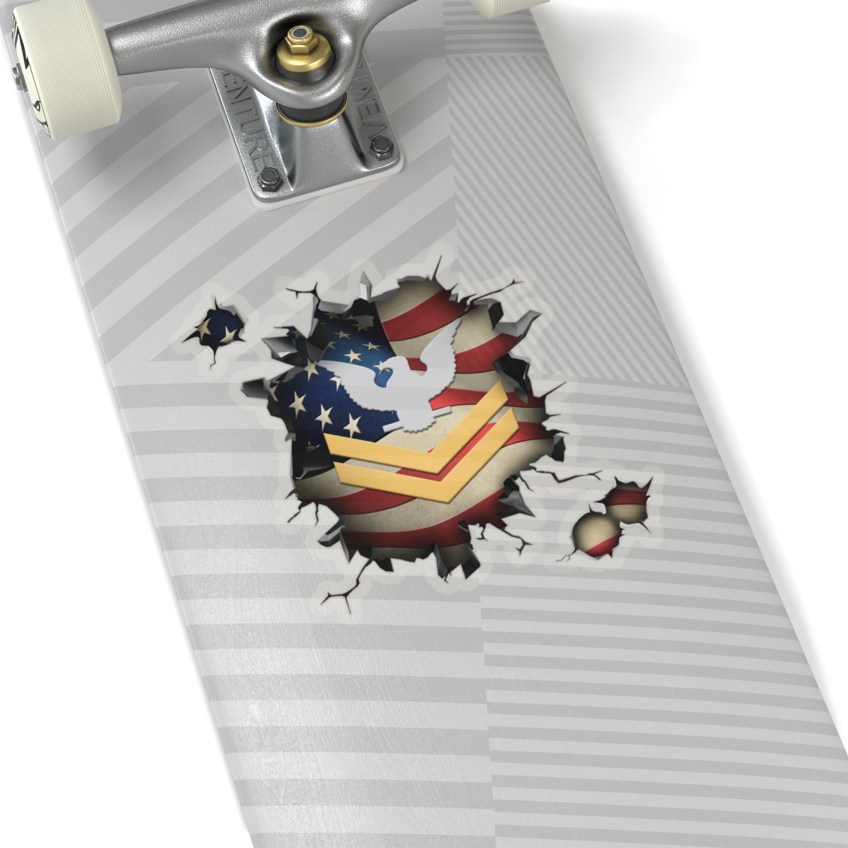 US Navy E-5 Petty Officer Second Class E5 PO2 Gold Stripe Collar Devic