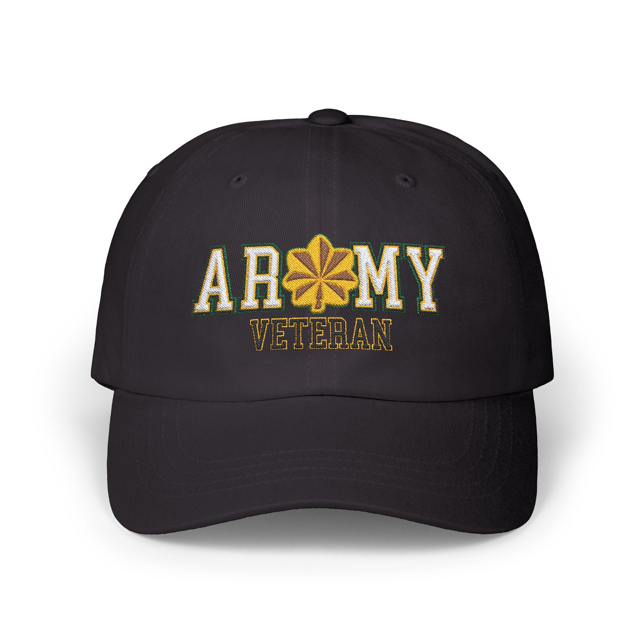 US Army O-4 Major O4 MAJ Field Officer Veteran Embroidered Classic Dad