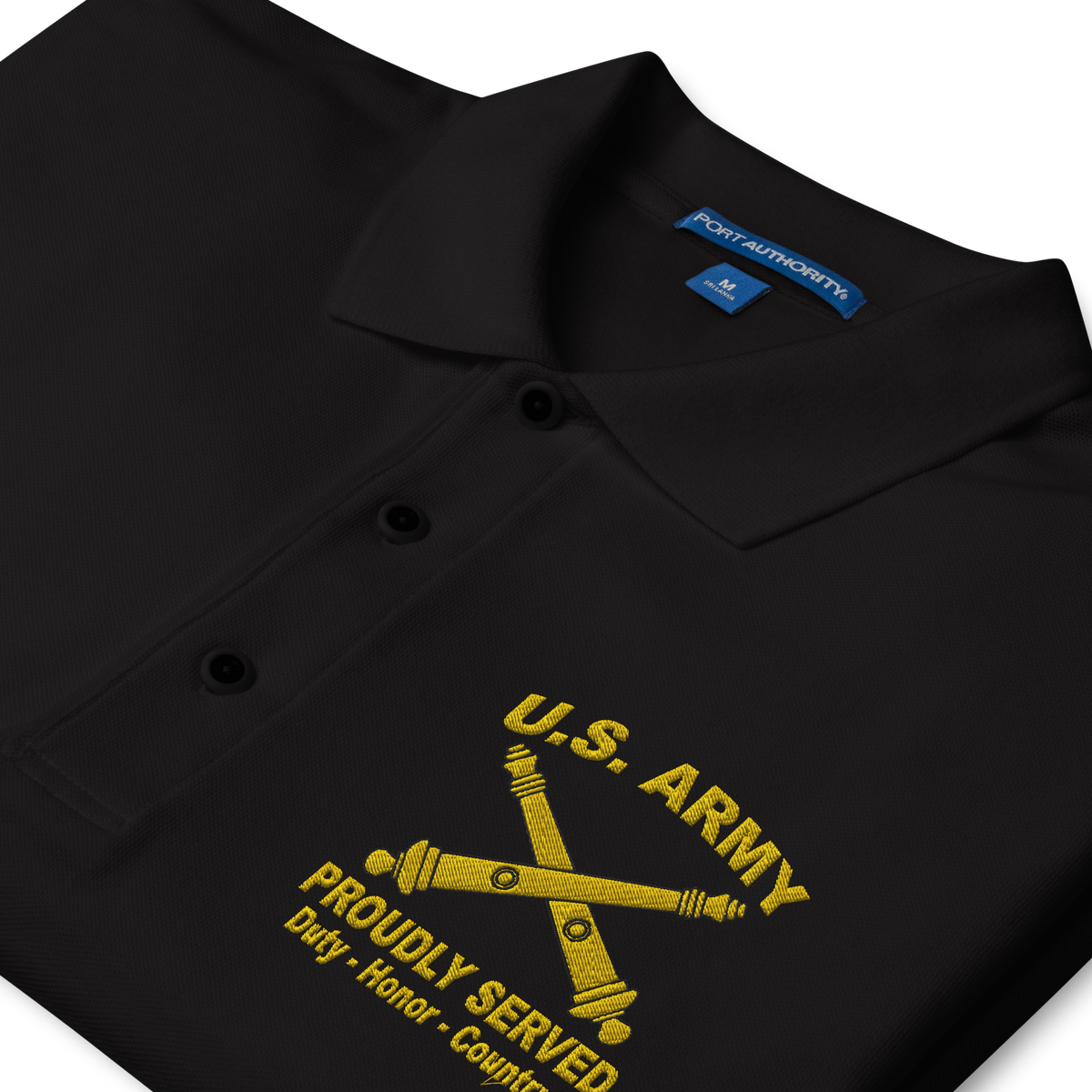 Custom US Army Ranks, Insignia Core Values Embroidered Port Authority
