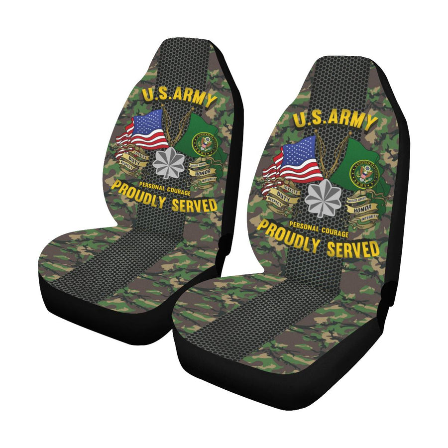 US Army O-5 Lieutenant Colonel O5 LTC Field Officer Car Seat Covers (S