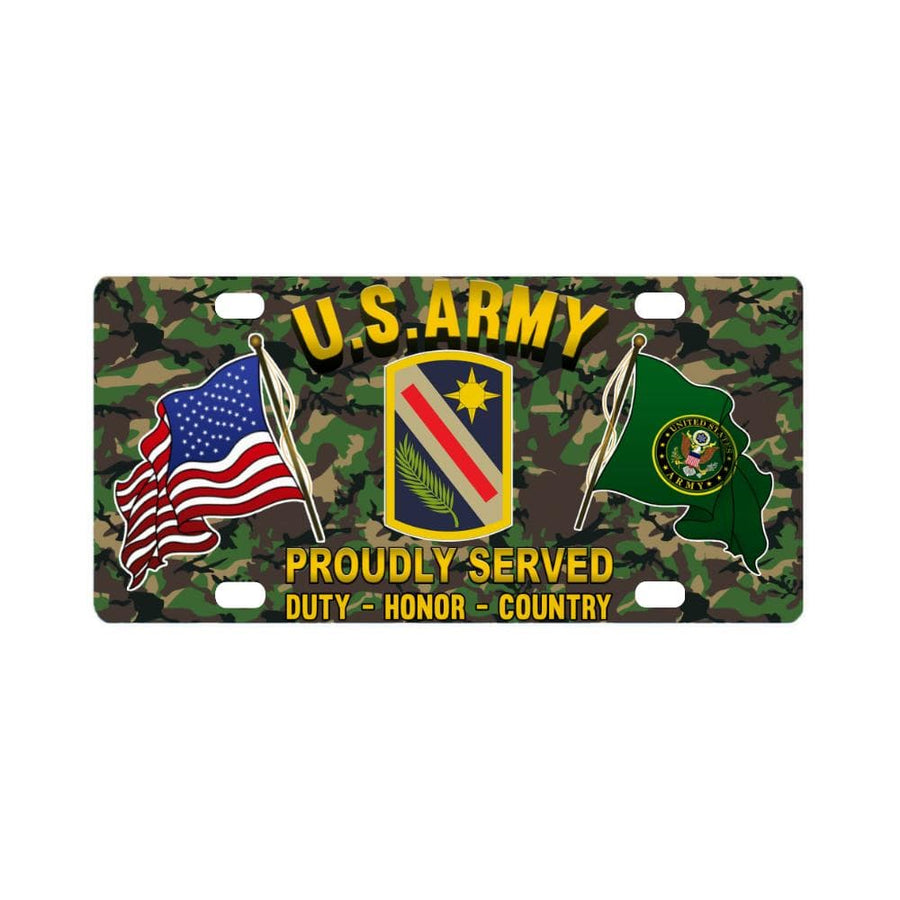 US ARMY 321 SUSTAINMENT BRIGADE- Classic License Plate
