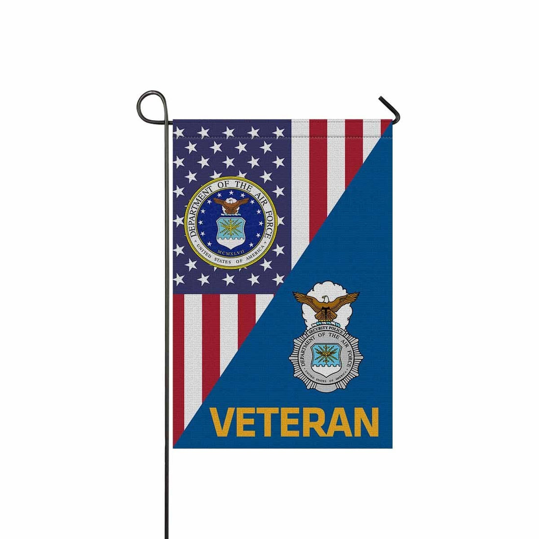 US Air Force Security Police Veteran Garden Flag/Yard Flag 12 inches x