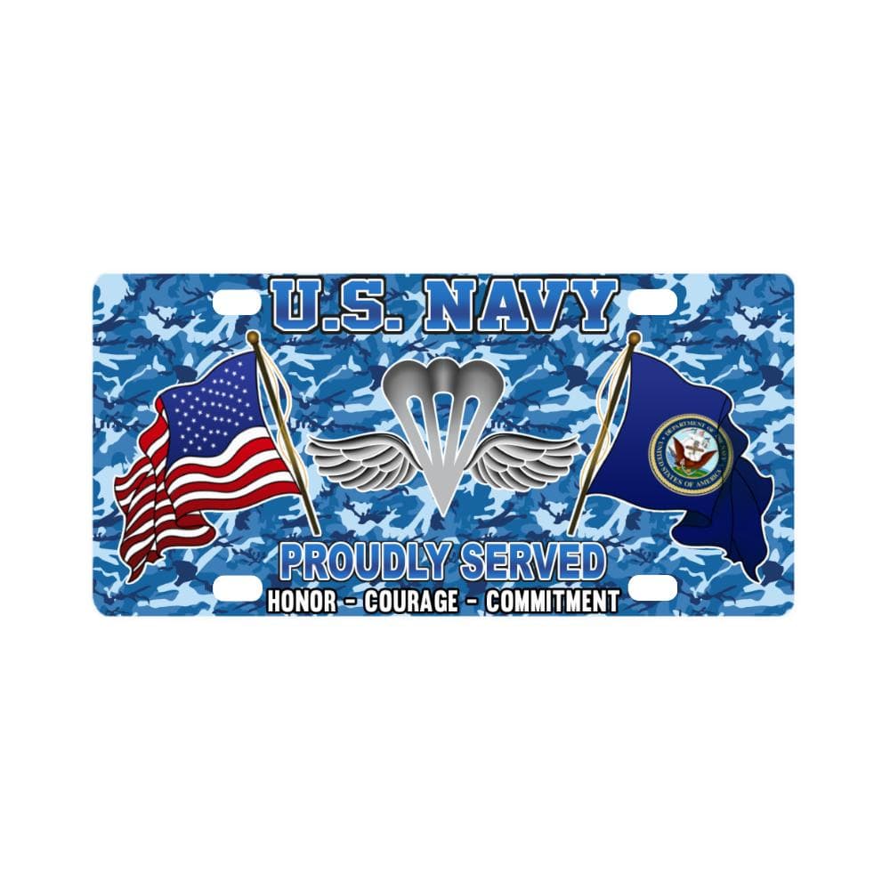 U.S Navy Aircrew Survival Equipmentman Navy PR - Classic License Plate