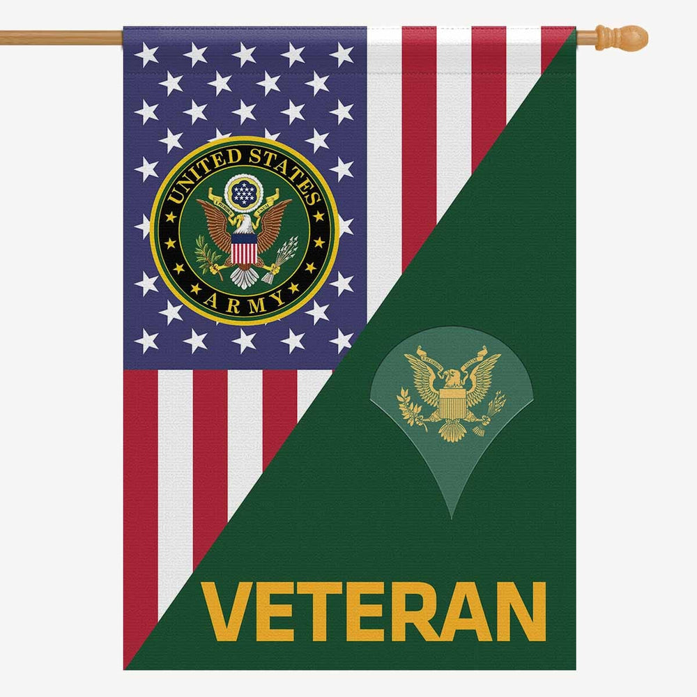 US Army E-4 SPC E4 SP4 Specialist 4 Specialist 3rd Class Veteran House