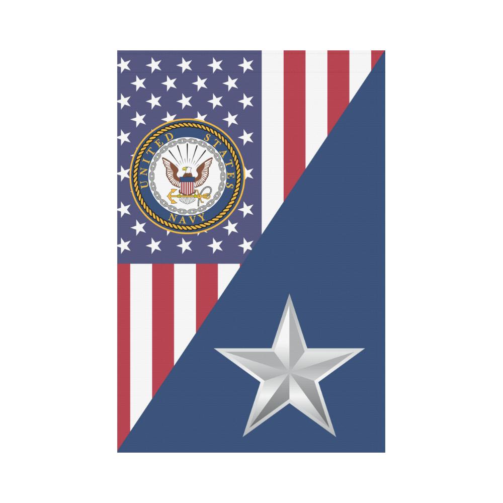 US Navy O-7 Rear Admiral Lower Half O7 RDML Garden Flag/Yard Flag 12 i