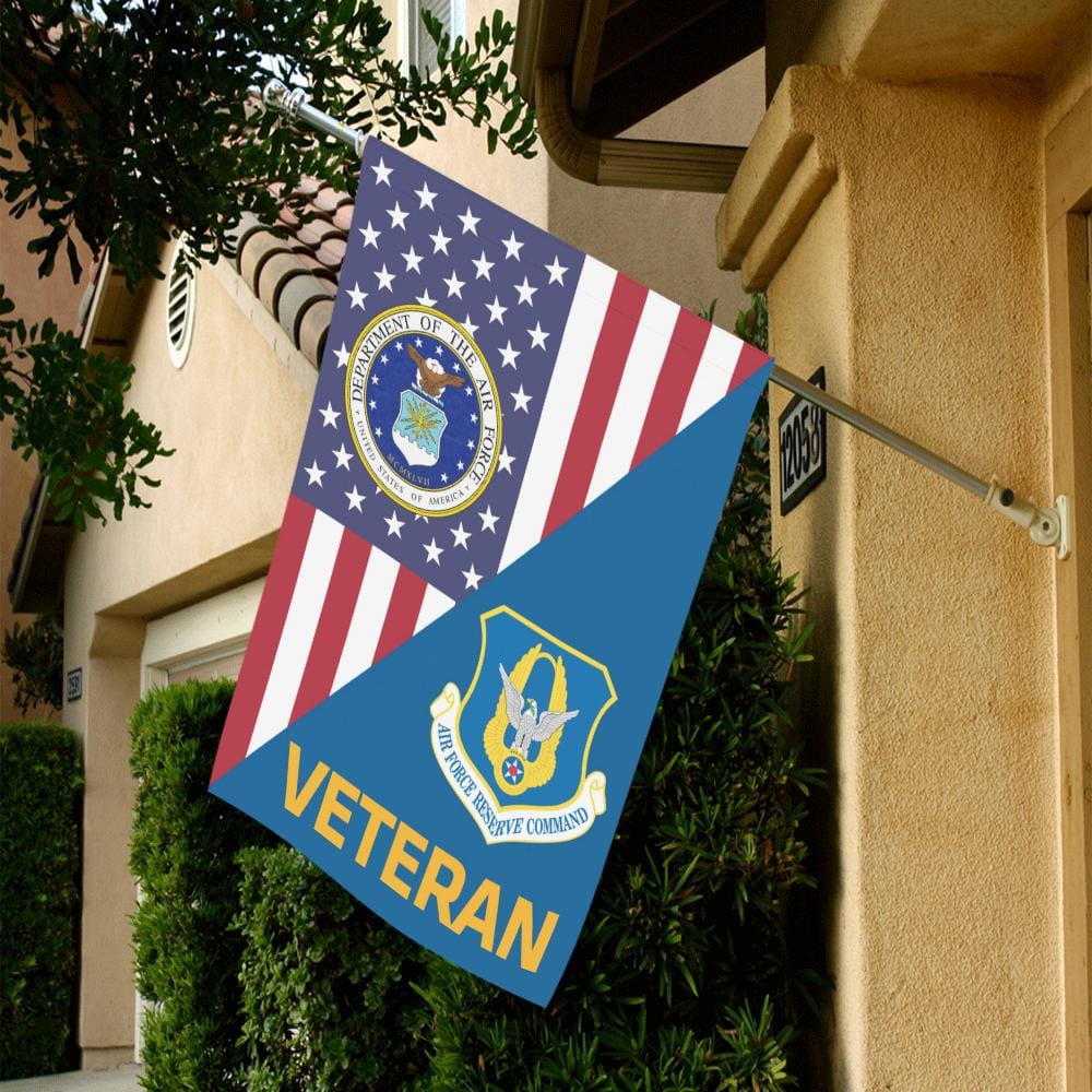 US Air Force Reserve Command Veteran House Flag 28 inches x 40 inches