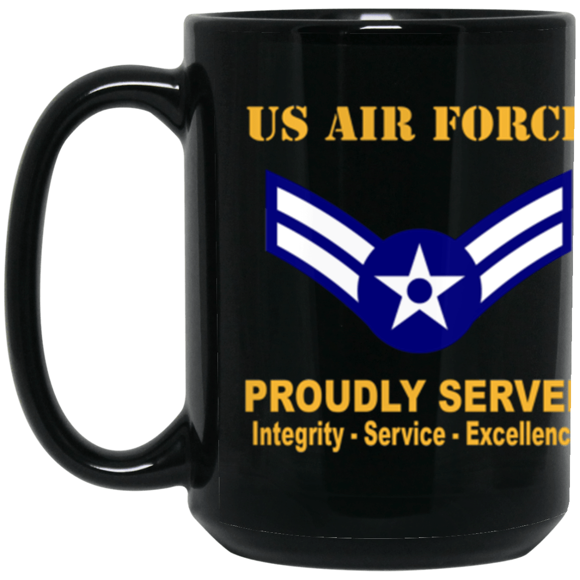 US Air Force E-3 Airman First Class A1C E3 Ranks Enlisted Airman AF Ra