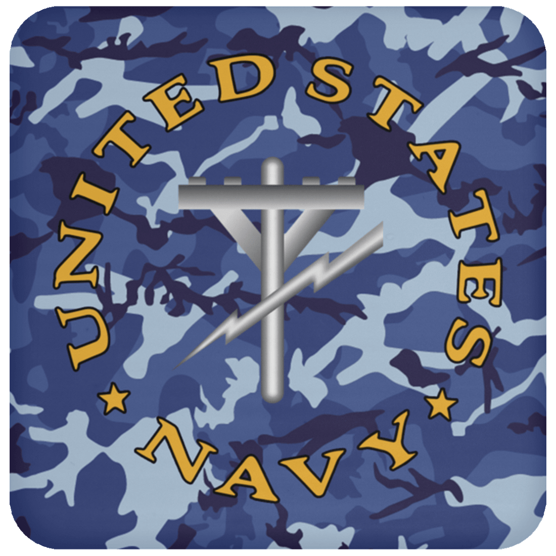 Navy Construction Electrician Navy CE - Proudly Served Coaster
