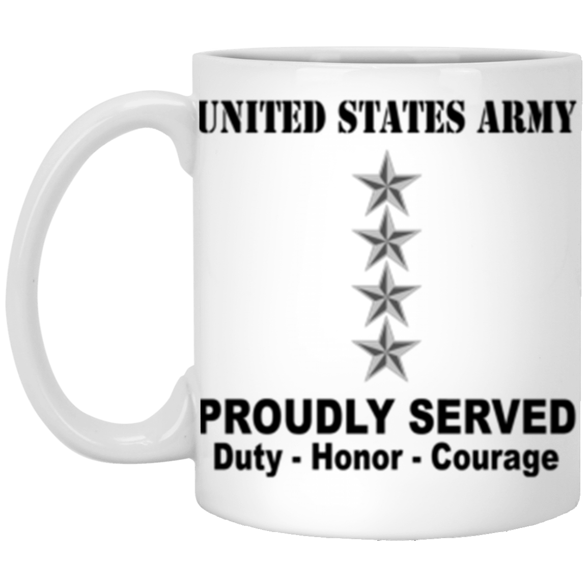 US Army O-10 General O10 GEN General Officer Ranks Proudly Served Core