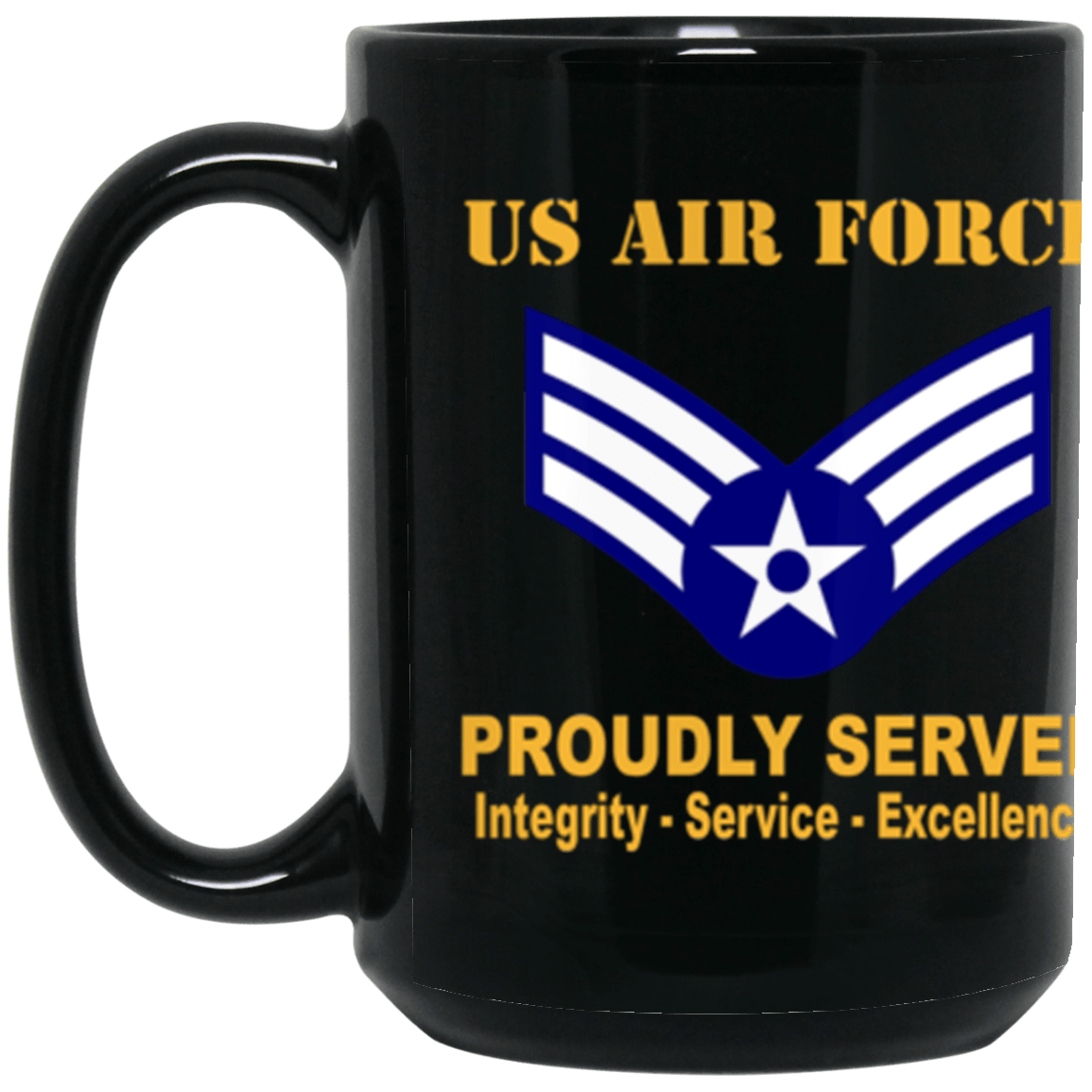 US Air Force E-4 Senior Airman SrA E4 Enlisted Airman Ranks AF Rank Pr