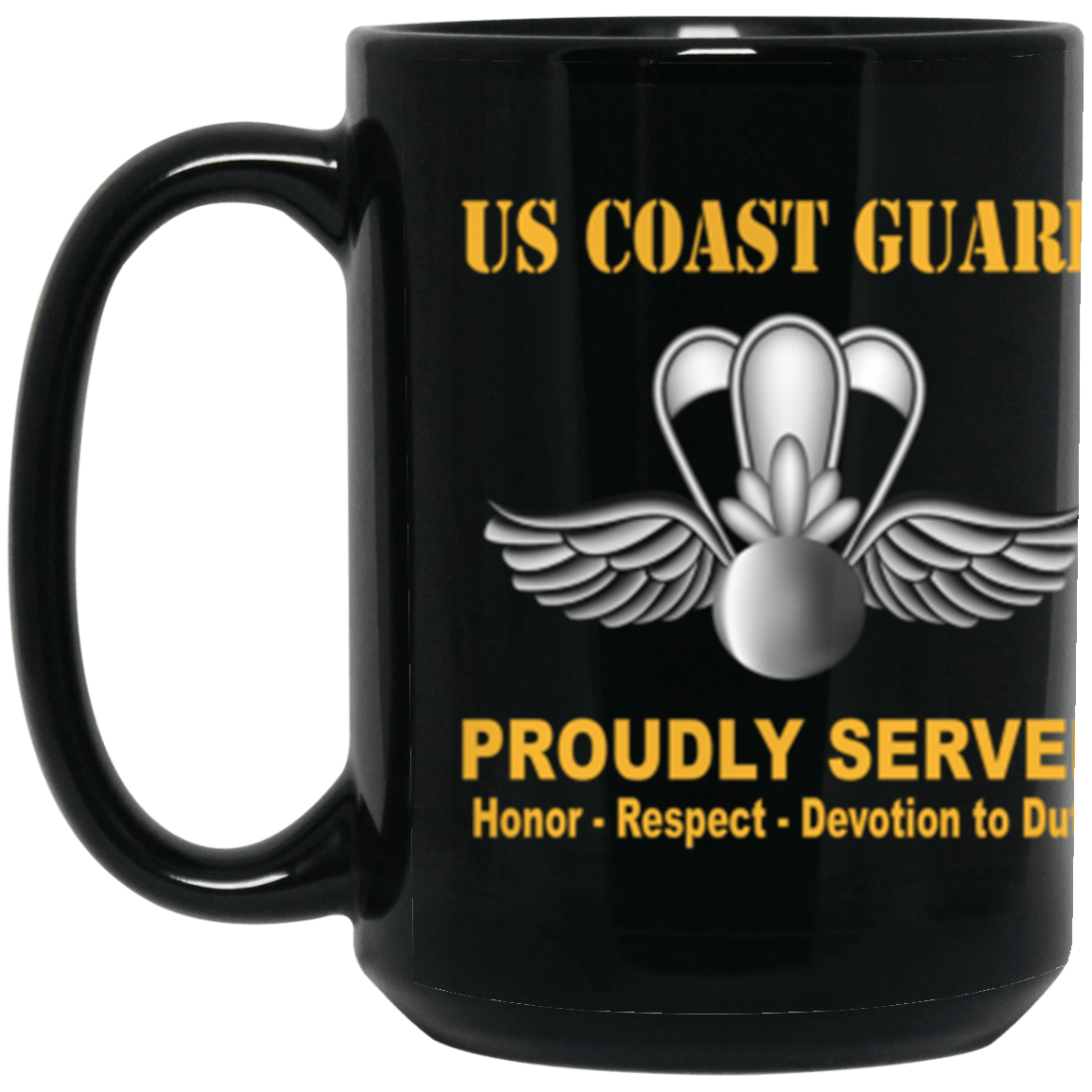 USCG USCG AVIATION SURVIVAL TECHNICIAN AST Logo Proudly Served Core Va