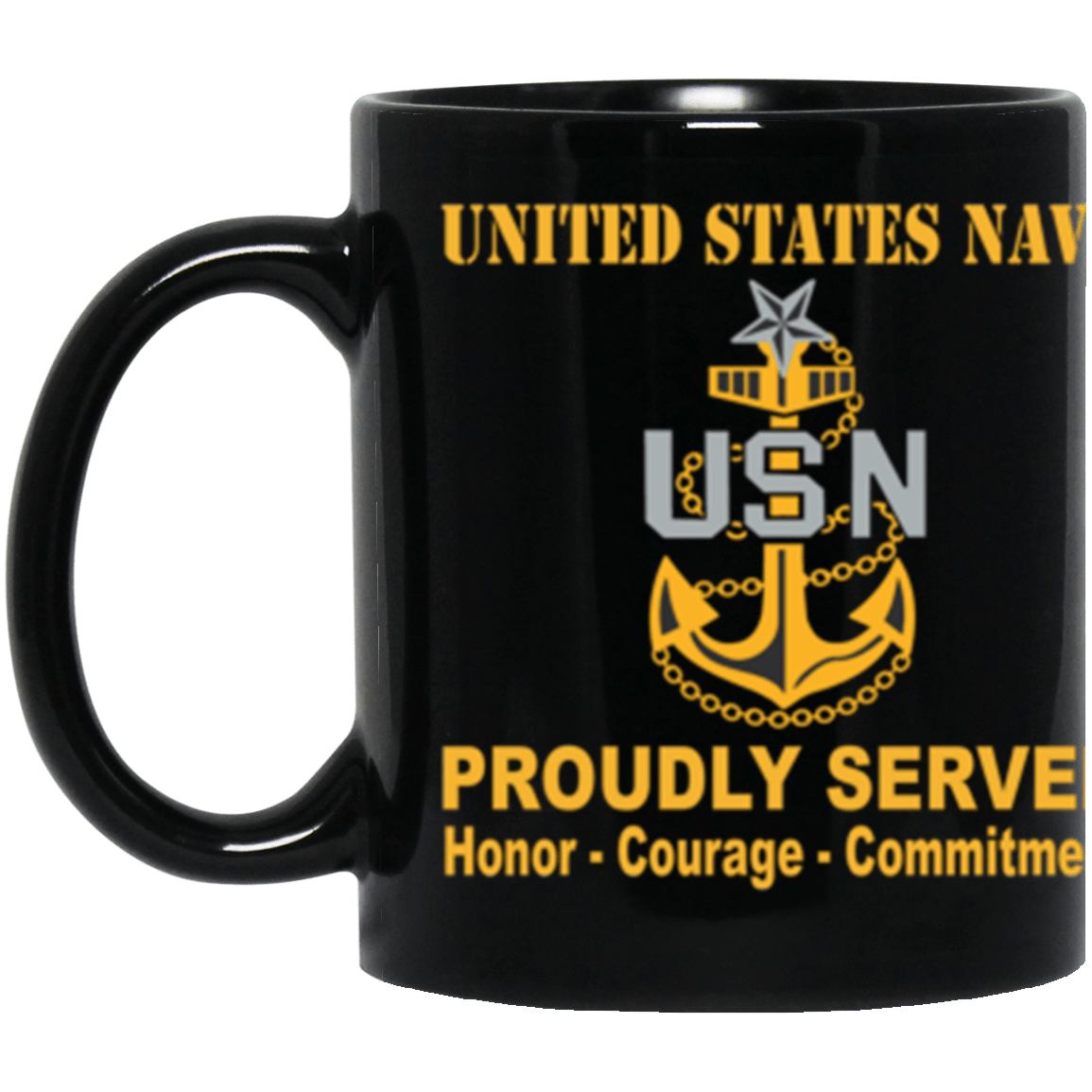 US Navy E-8 Senior Chief Petty Officer E8 SCPO Senior Noncommissioned