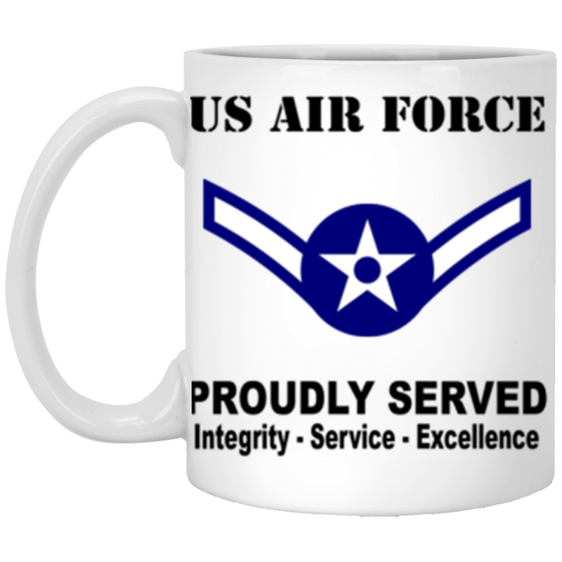 US Air Force E-2 Airman Amn E2 Ranks Enlisted Airman Rank Proudly Serv