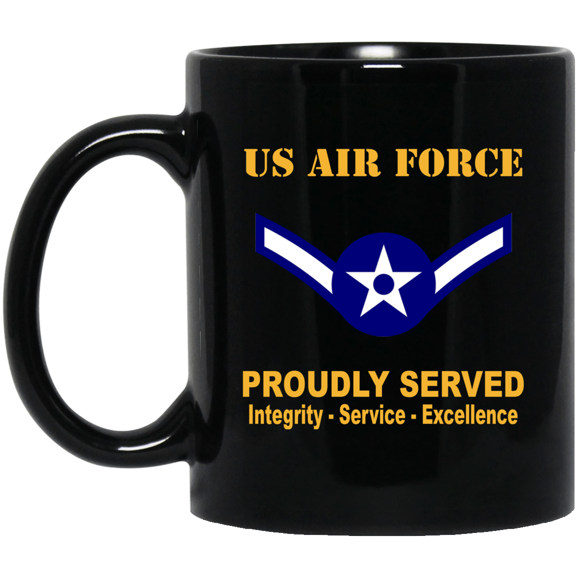 US Air Force E-2 Airman Amn E2 Ranks Enlisted Airman Rank Proudly Serv