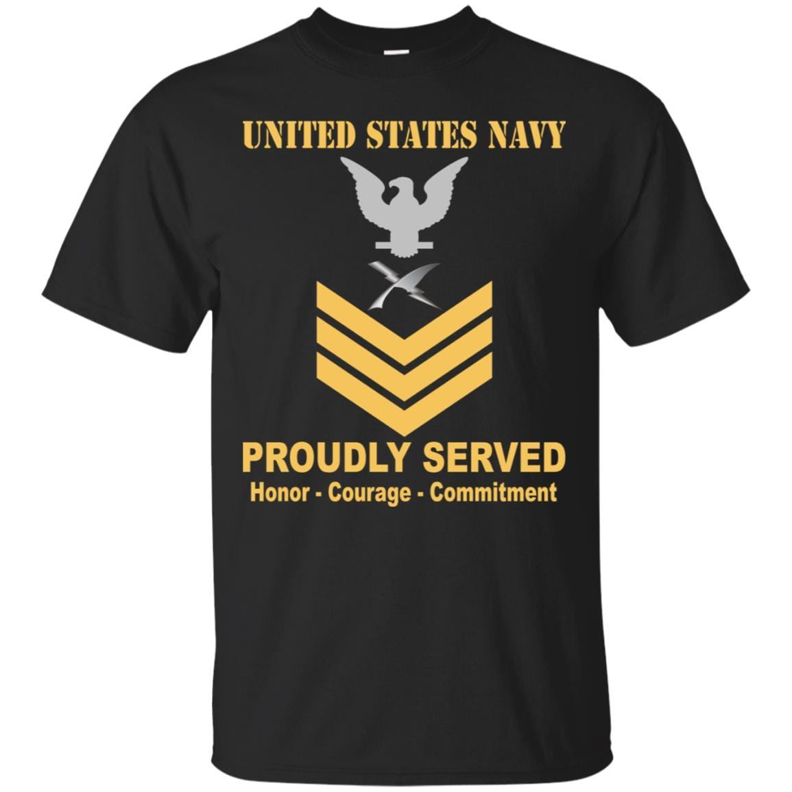 U.S Navy Cryptologic technician Navy CT E-6 Rating Badges Proudly Serv