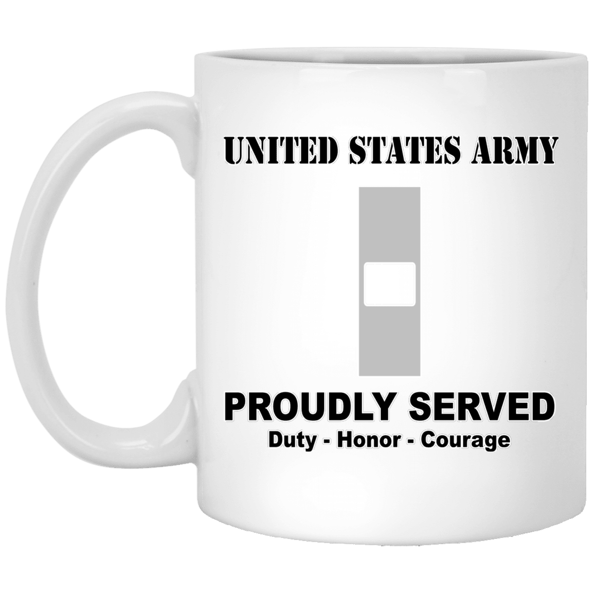 US Army W-1 Warrant Officer 1 W1 WO1 Warrant Officer Ranks White Coffe