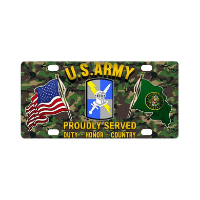 US ARMY 513 MILITARY INTELLIGENCE BRIGADE- Classic License Plate